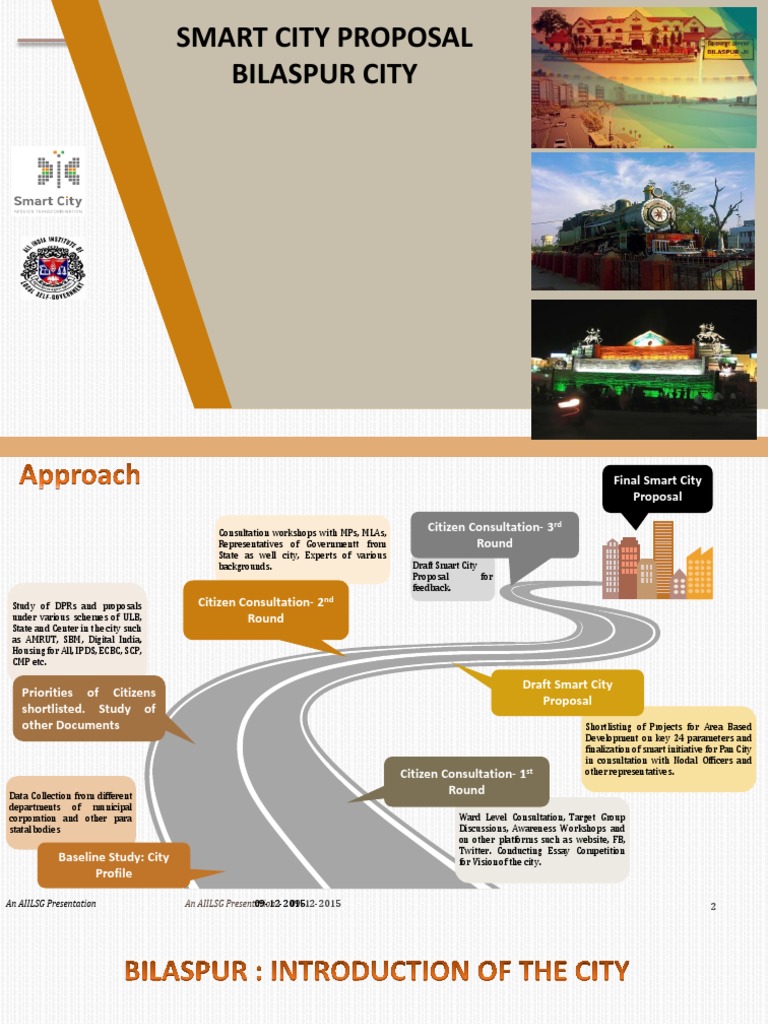 Smart City Proposal Bilaspur City | PDF | Infrastructure | Road