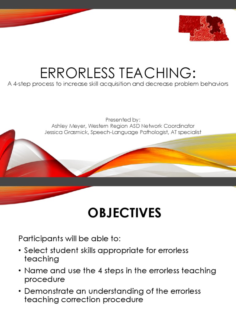 Error Correction | PDF | Reinforcement | Autism Spectrum