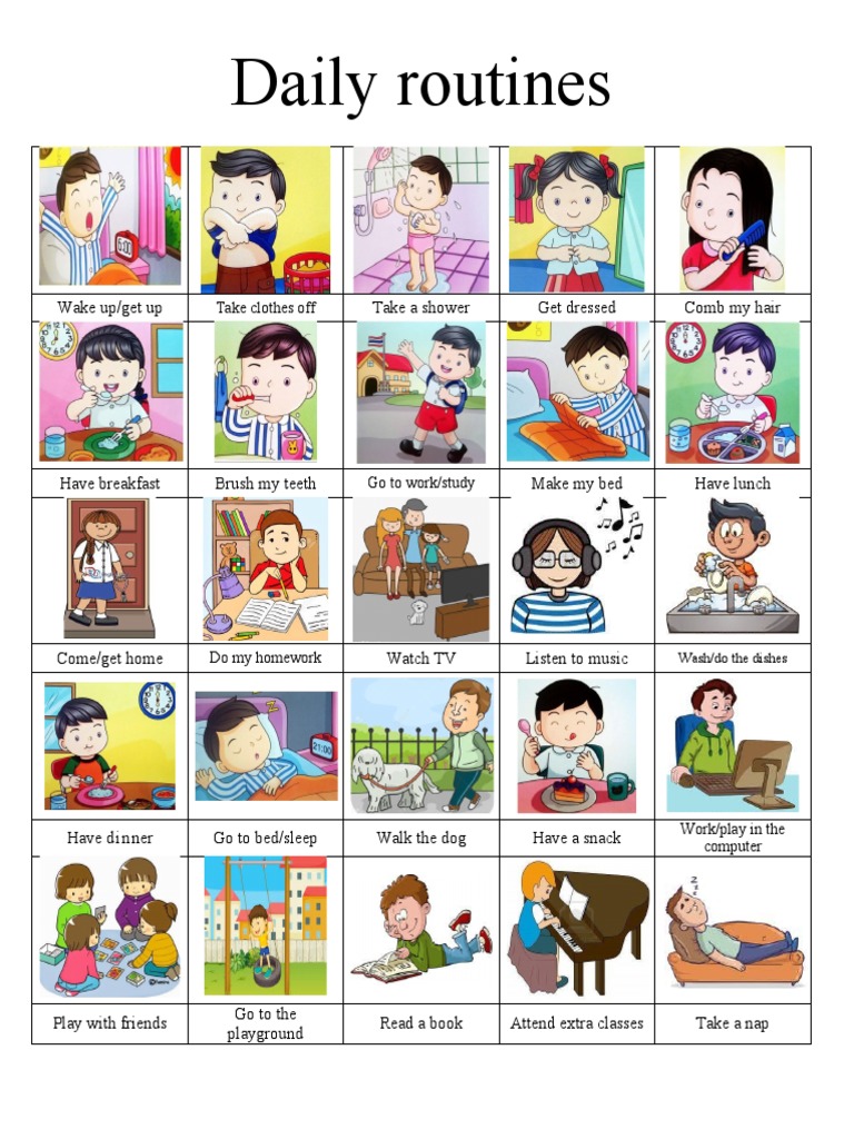 Daily Routines | PDF