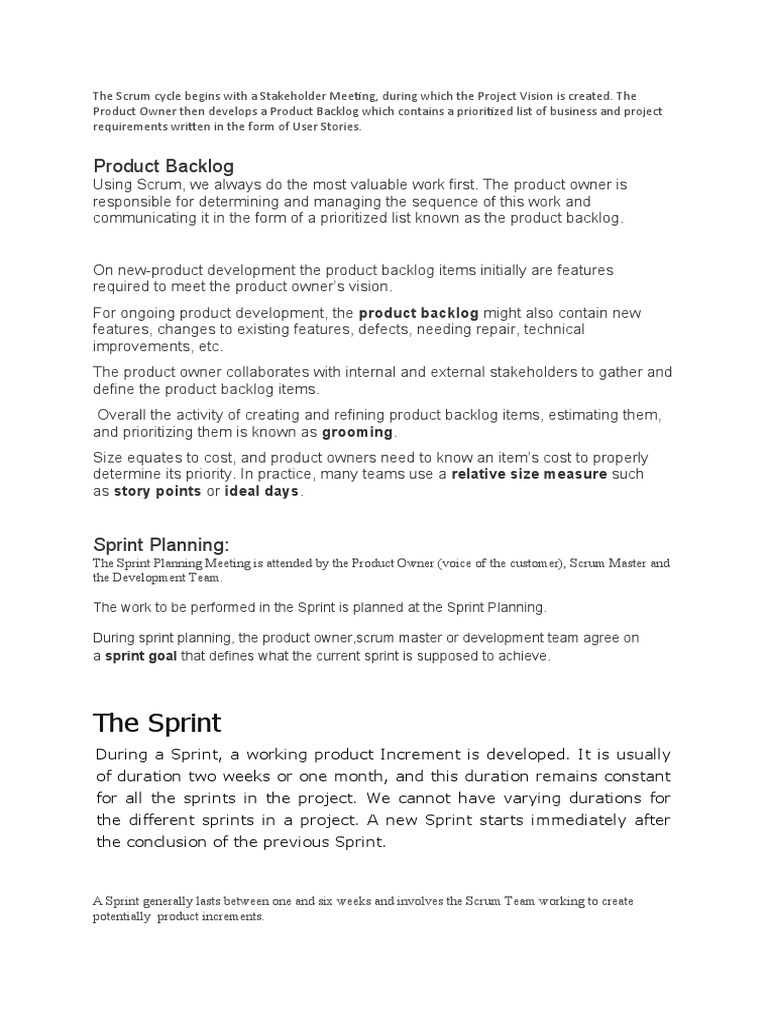 An Overview of the Scrum Framework and its Key Artifacts, Meetings and ...