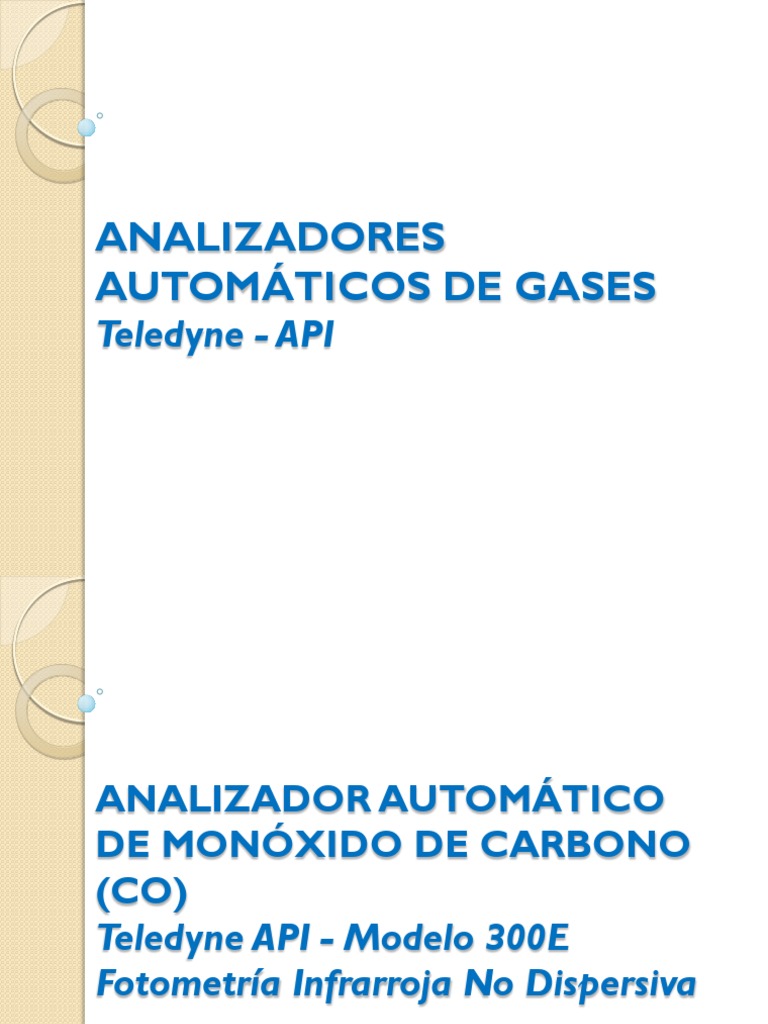 7.3 ANALIZADORES AUTOM+üTICOS DE GASES | PDF | Ultravioleta | Fluorescencia