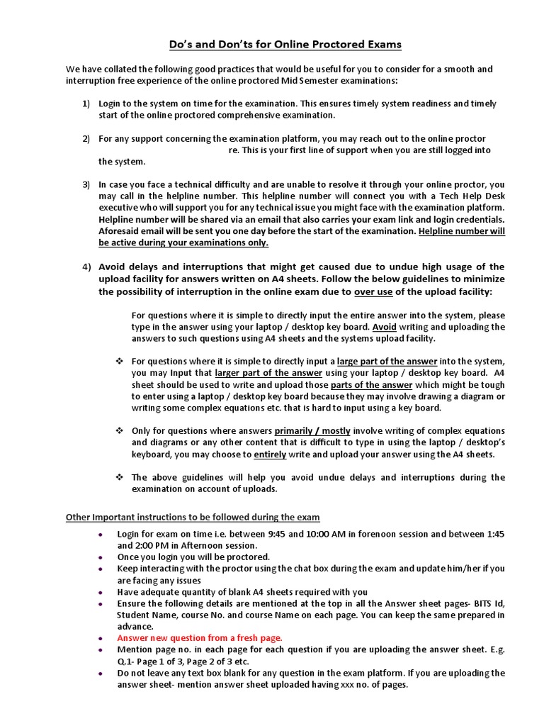 A Comprehensive Guide to Online Proctored Examinations: Best Practices ...