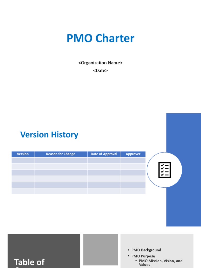 PMO Charter Overview and Structure | PDF | Business | Leadership