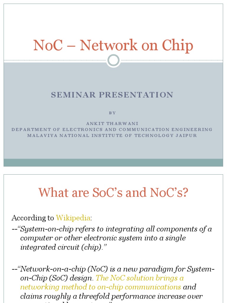 NoC – Network on Chip | System On A Chip | Network Topology