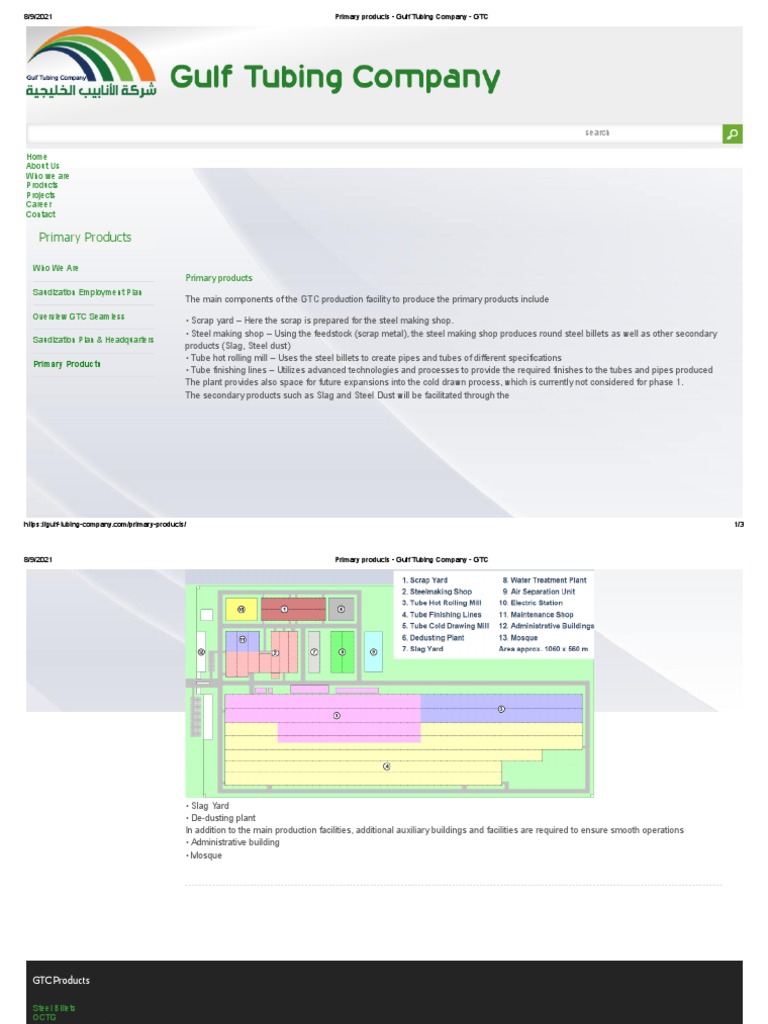 Primary Products - Gulf Tubing Company - GTC | PDF | Pipe (Fluid ...