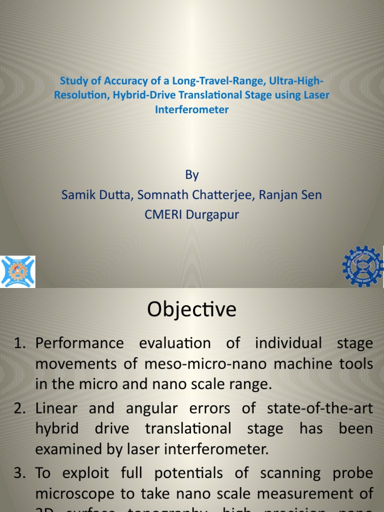 By Samik Dutta, Somnath Chatterjee, Ranjan Sen CMERI Durgapur | PDF ...