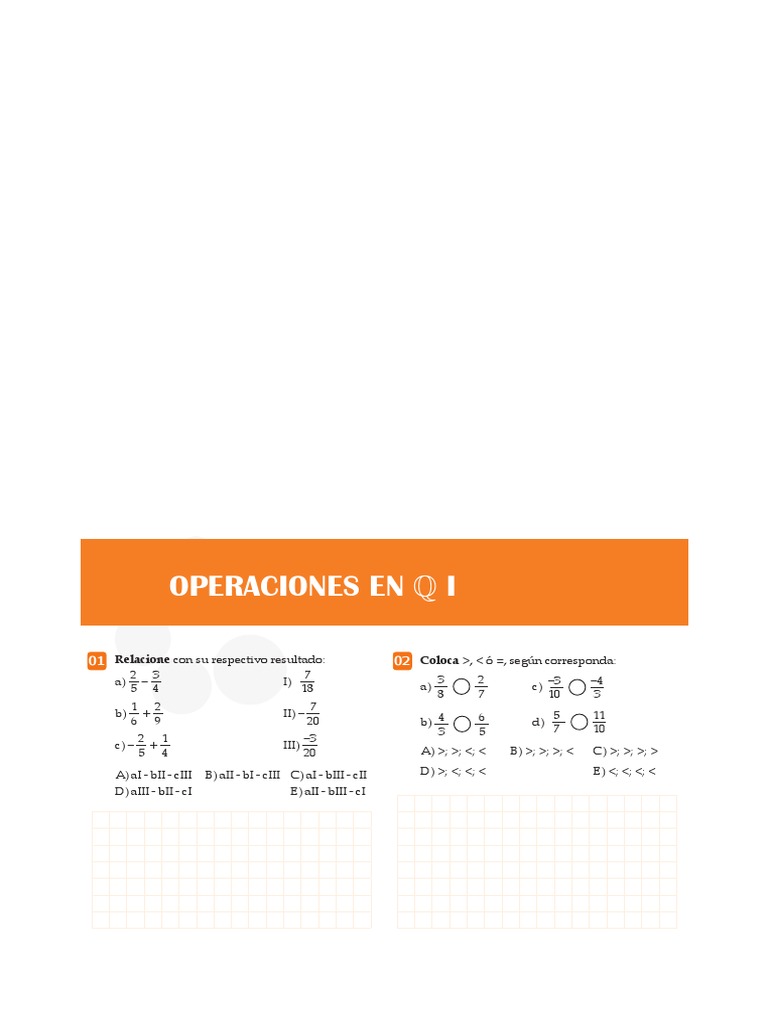 Operaciones en Q | PDF