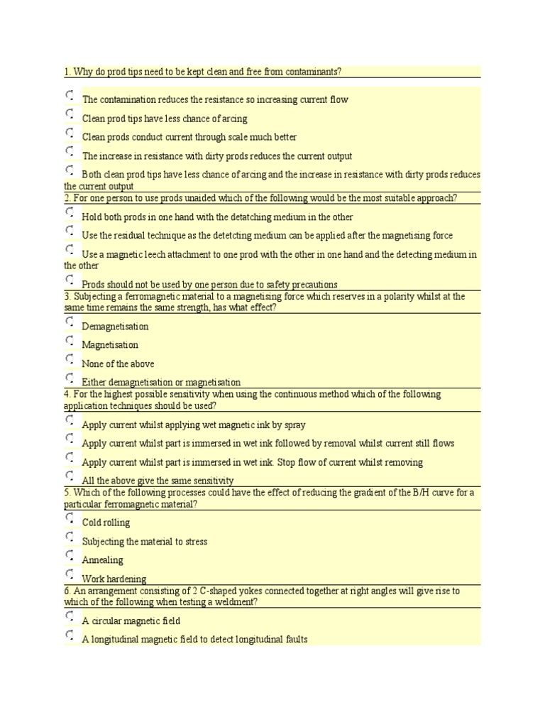 Magnetic Particle Testing Module 3 | PDF | Magnetization | Magnetism