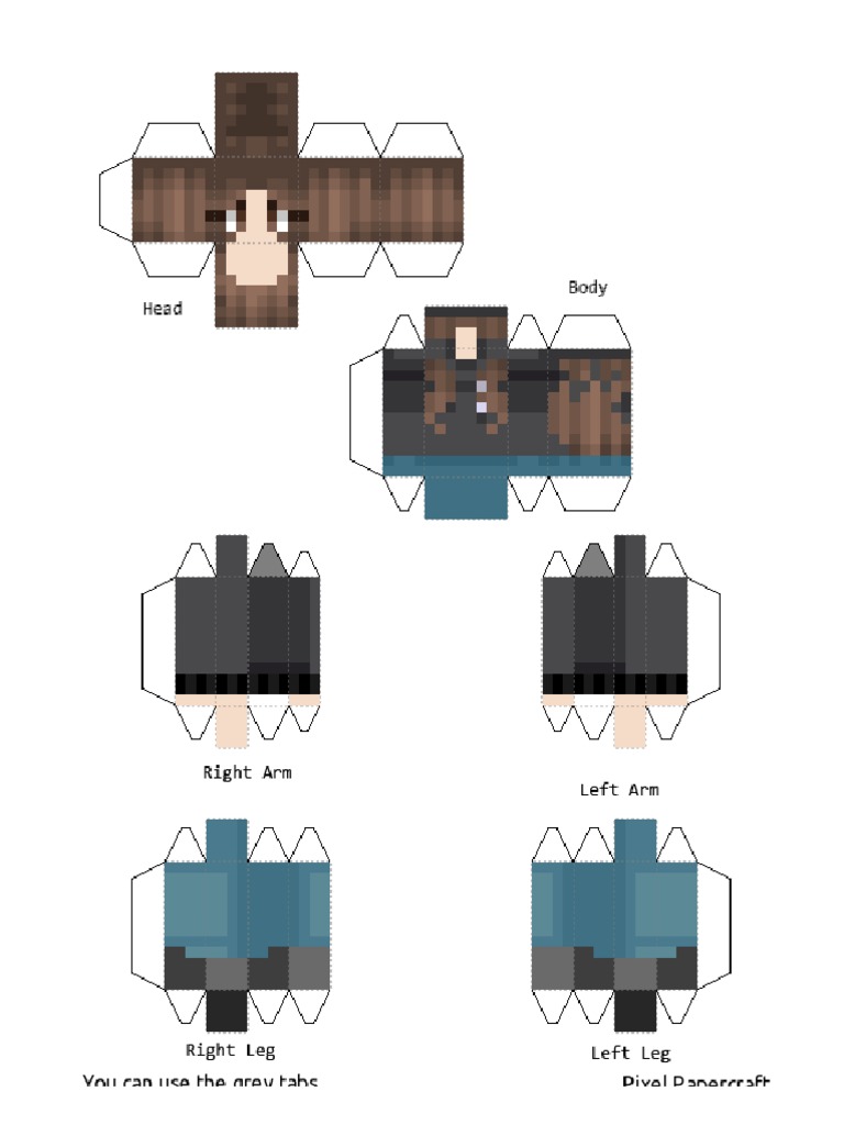 Minecraft Character Papercraft Generator | PDF