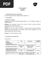Uso y dosis del Bruzol (Albendazol) | PDF | Rtt | Enfermedades y trastornos