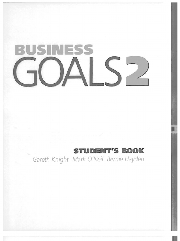 Business Goals 2 Student's Book | PDF