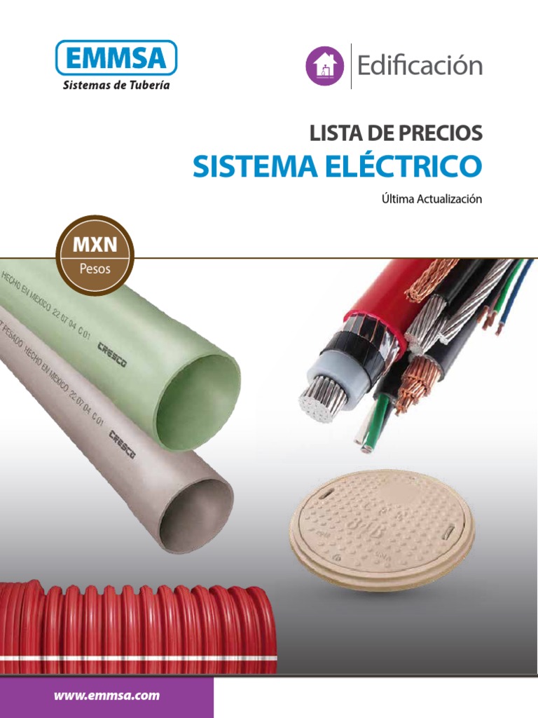 Lista de Precios EMMSA 2021 | PDF