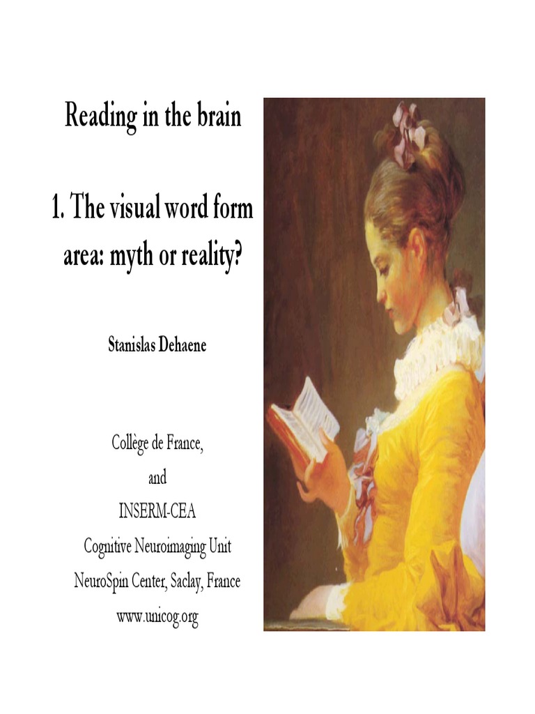 Understanding the Visual Word Form Area | PDF | Visual Cortex ...