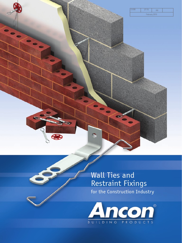 Wall Ties and Restraint Fixings: For The Construction Industry | PDF ...