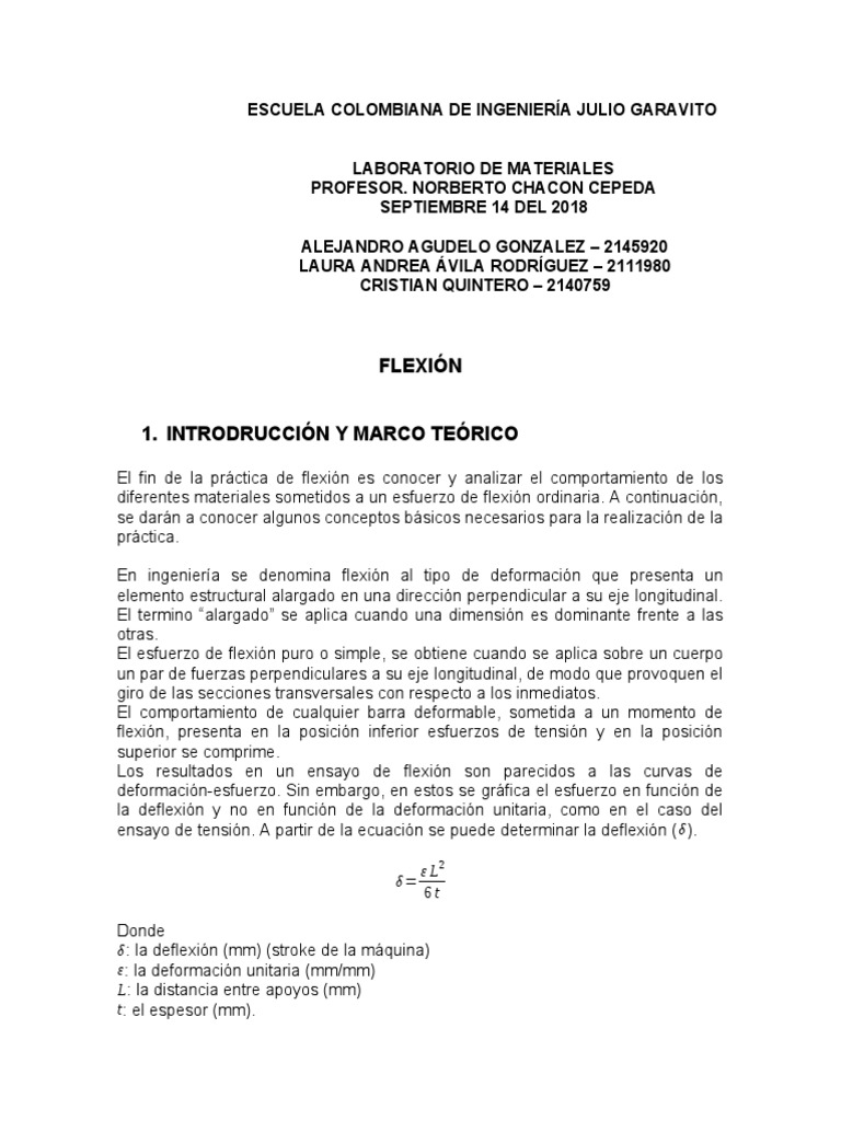 Flexión | PDF | Doblar | Ingeniero civil
