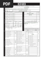 Delta Green Character Sheet | PDF