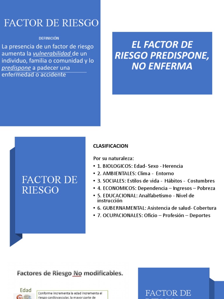 Factor de Riesgo | PDF