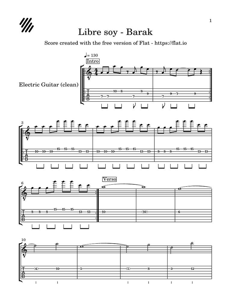 Libre Soy - Barak | PDF