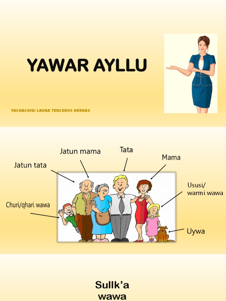 YAWAR AYLLU Familia en Quechua | PDF
