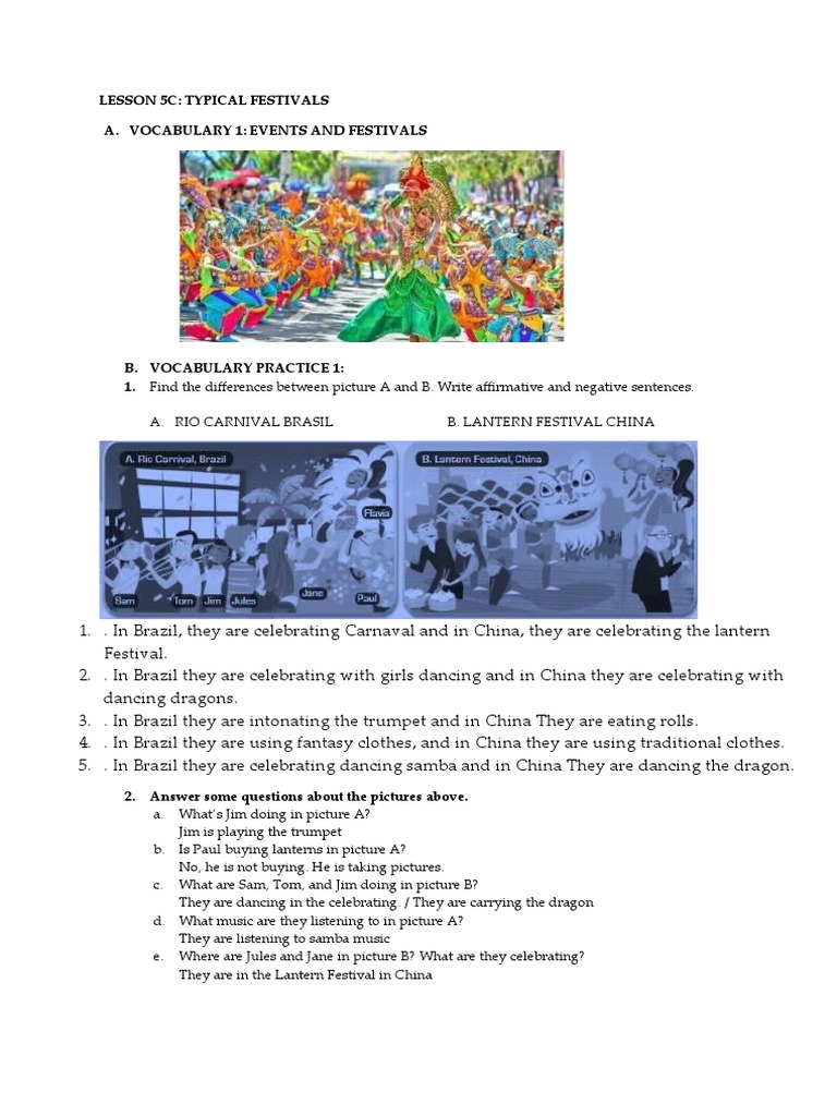 Unit 5 Lesson 5c. Terminado | PDF