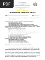 Grade 6 2nd Periodical Test With TOS & Answer Keys MATH | PDF ...