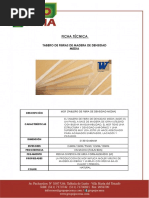 Ficha Tecnica MDF | PDF