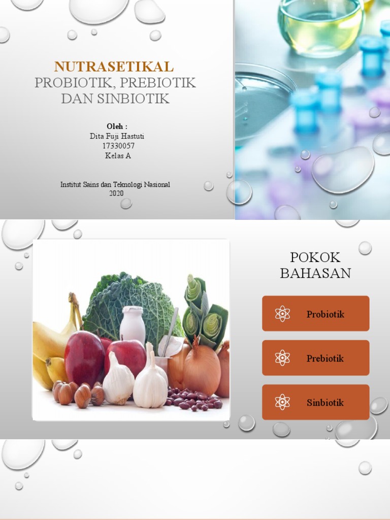 Probiotik, Prebiotik, Sinbiotik | PDF
