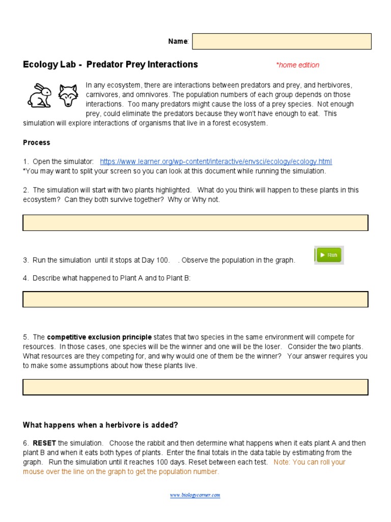 Predator-Prey Dynamics in Ecosystems | PDF | Predation | Herbivore