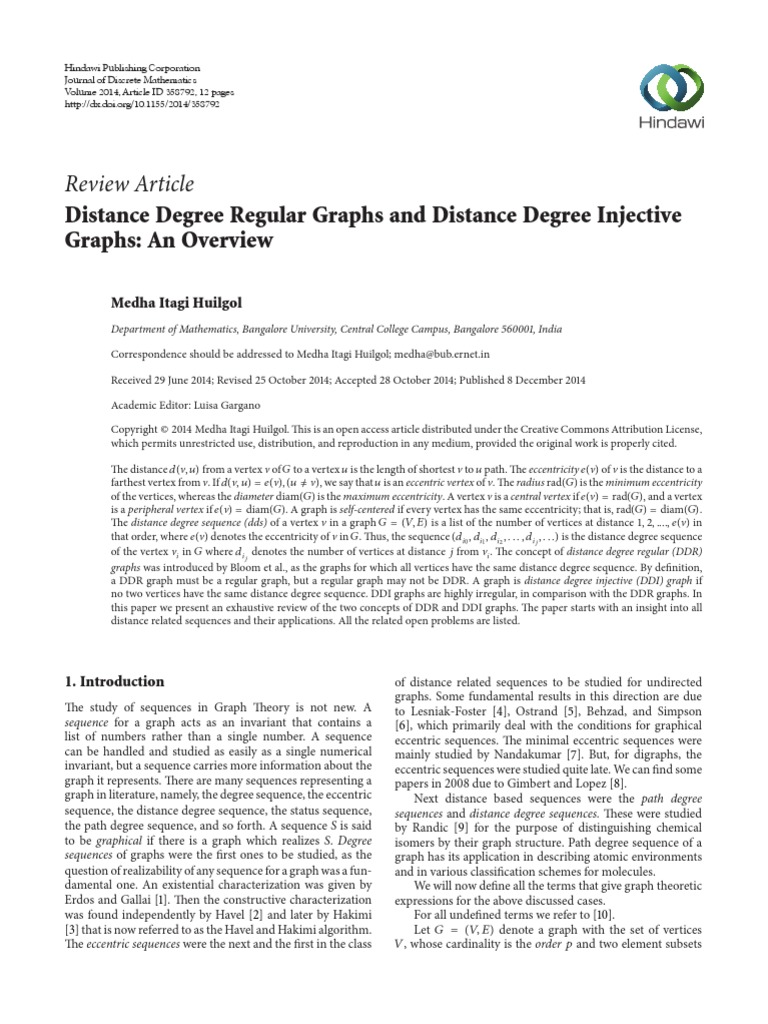 Sequence of Vertice Degree | PDF | Vertex (Graph Theory) | Combinatorics