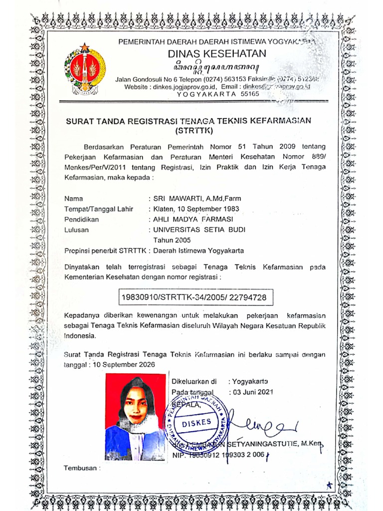 8889 - Syarat - 7623 - STR TTK 2021 | PDF