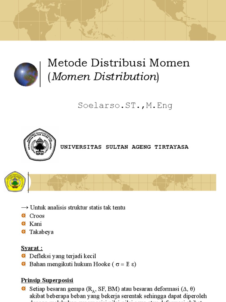 Metode Distribusi Momen Croos | PDF