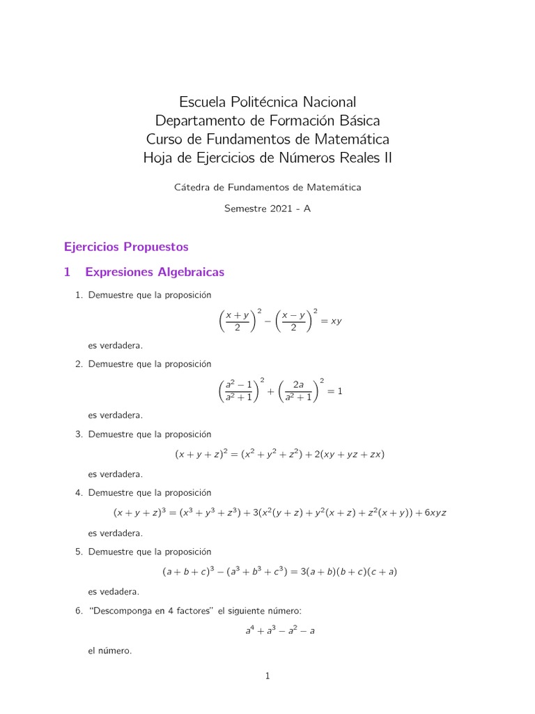 Matematicas | PDF | Ecuaciones | Álgebra abstracta