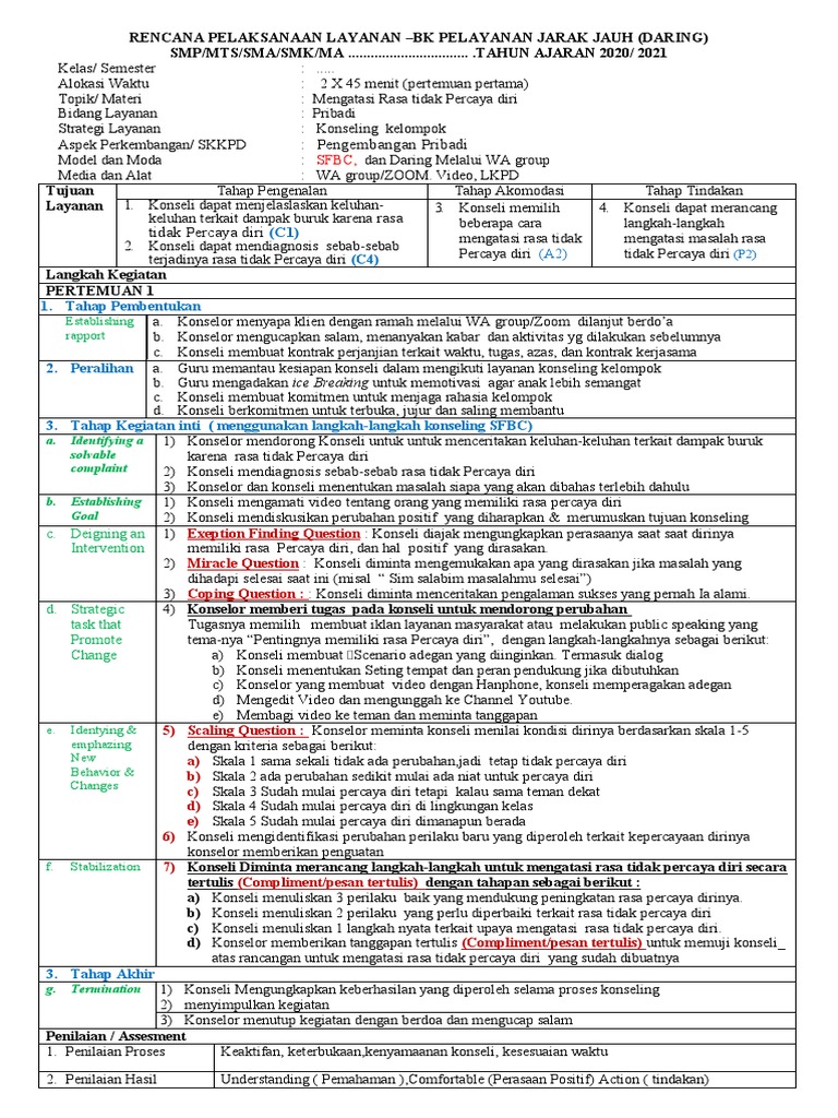 RPL KONSELING Kelompok | PDF