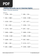 Mdas Worksheet | PDF