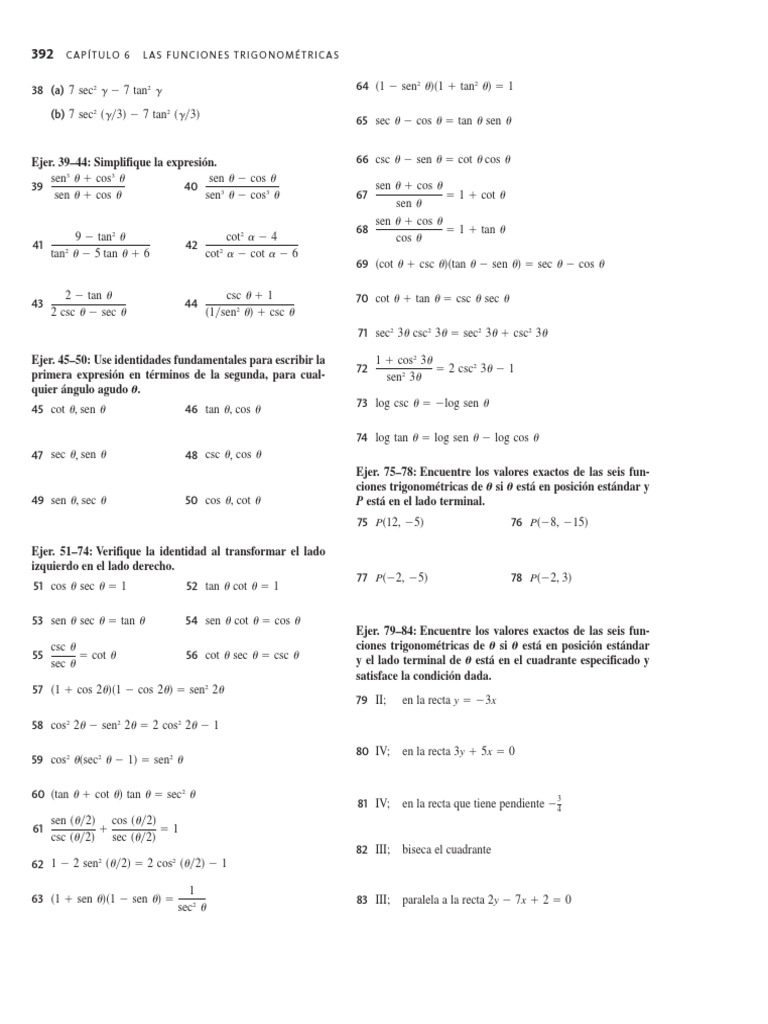 Práctica Ident Trig | PDF | Trigonometría | Matemáticas