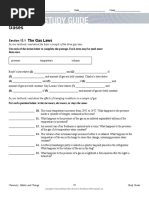 POGIL Chemistry Handouts | PDF | Cell (Biology) | Gases