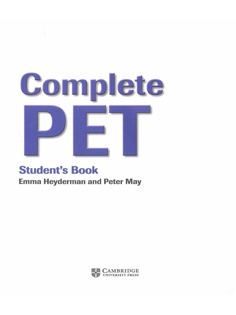 Complete PET SB | PDF