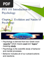 Introduction To Psychology Lecture Notes | PDF | Psychology | Science