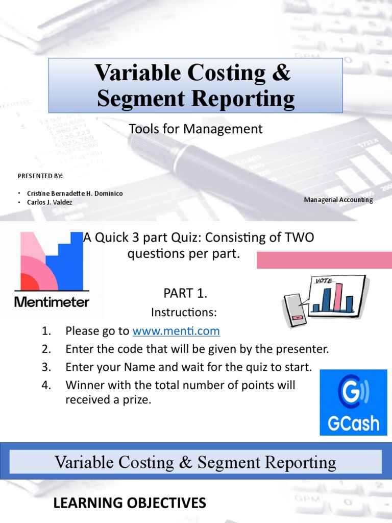 Variable Costing & Segment Reporting-FINAL | PDF | Cost Of Goods Sold | Gross Margin