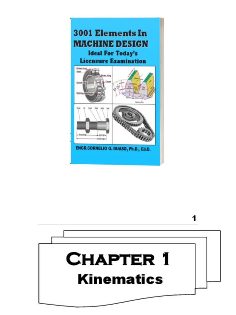 3001 Machine Design Elements Sample | PDF | Acceleration | Velocity