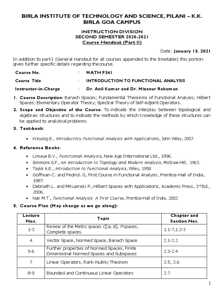 Birla Institute of Technology and Science, Pilani - K.K. Birla Goa ...