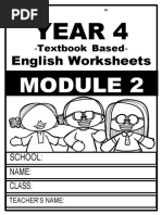 Y4 Module 2 Worksheets Fiera | PDF