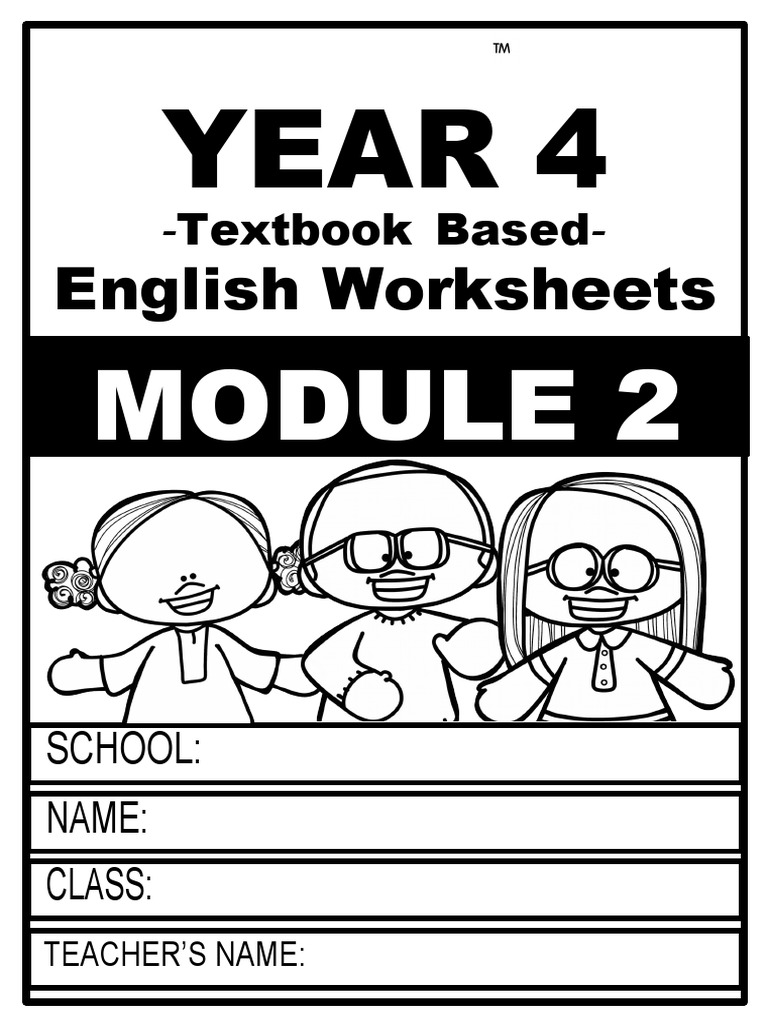 Y4 Module 2 Worksheets 8 | PDF