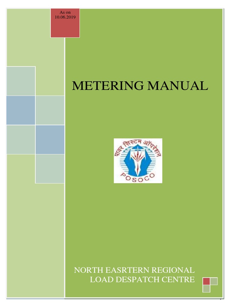 Metering Manual: North Easrtern Regional Load Despatch Centre | PDF ...