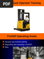 Reach Truck Operator Safety Guidelines | PDF | Safety | Truck