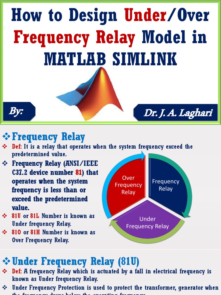 Under Over Frequency Relay Simulink Model | PDF | Relay | Frequency