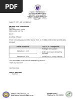 Letter of Request For Focal Persons | PDF