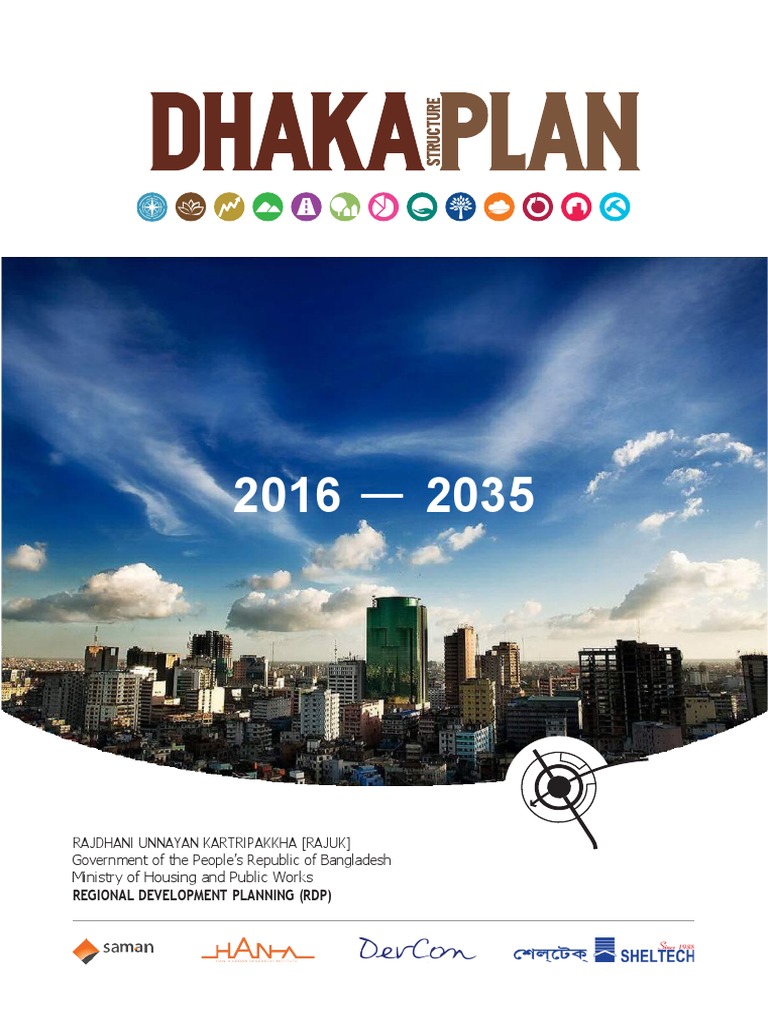 Case Study Dhaka Structure Plan 2016 2035 | PDF | Sanitation | Transport