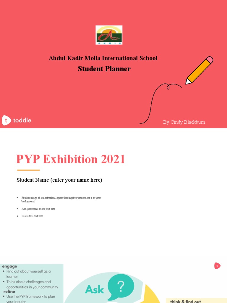 PYPx Student Planner (Individual) | PDF