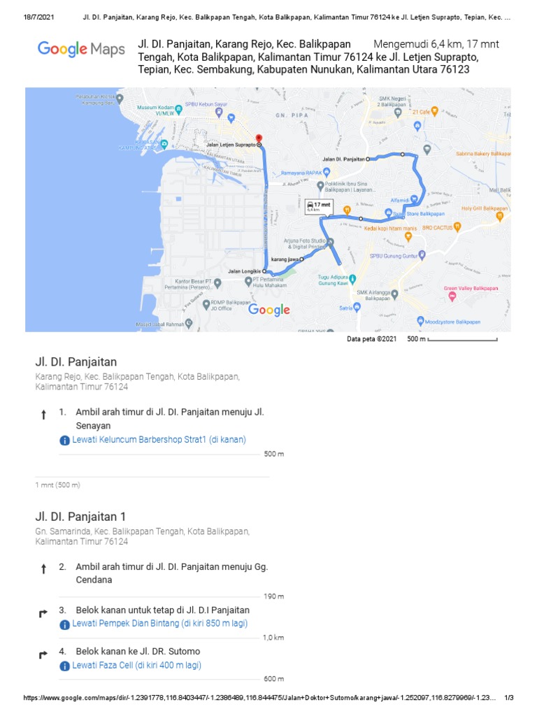 Alternatif Jalan Simpang 3 Strat 1 | PDF